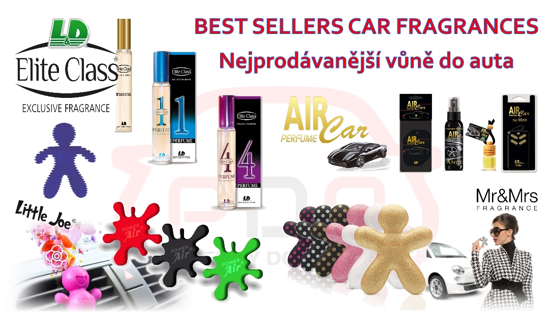 NEJLEPŠÍ a NEJPRODÁVANĚJŠÍ vůně do auta - Přehled | Parfémy do auta.cz